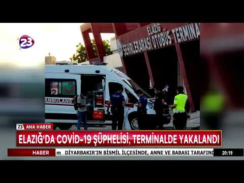ELAZIĞ'DA COVİD-19 ŞÜPHELİSİ, TERMİNALDE YAKALANDI