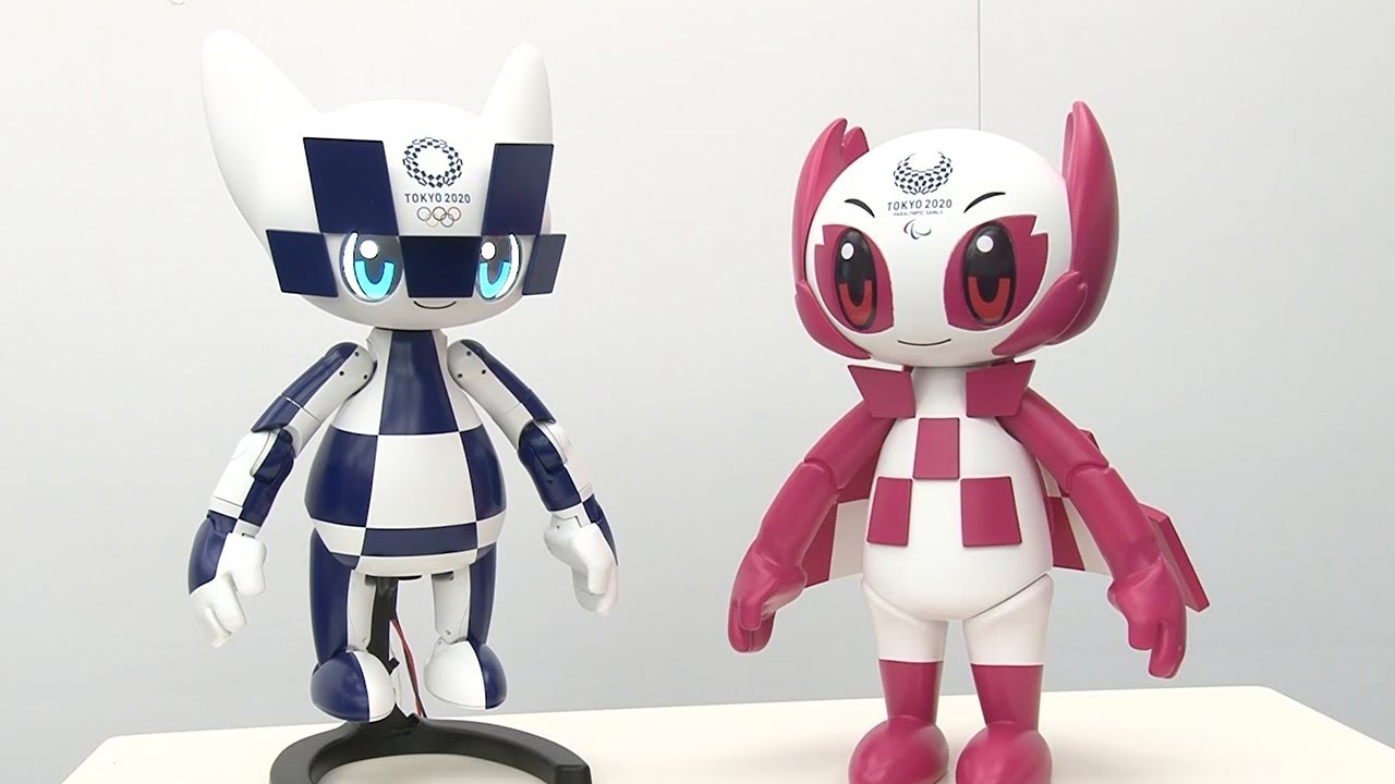 Tokyo 2020 Mascot Robot expressions and movement - YouTube