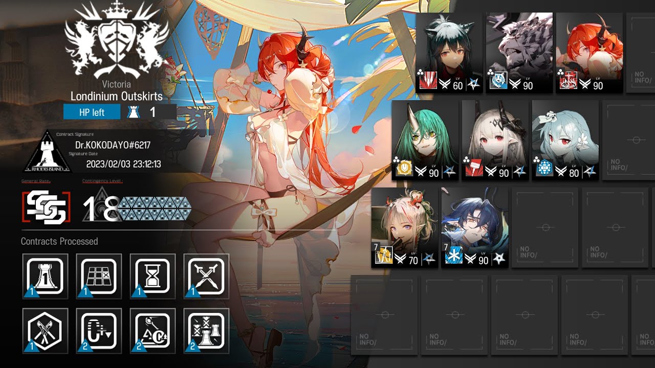 Arknights CC#10 Permanent Map Victoria Londinium Outskirts Rise 18 AFK ...