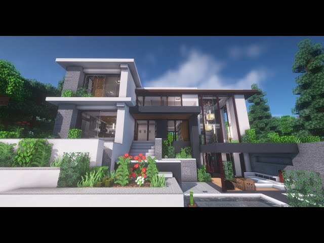 Realistic Minecraft House Design Minecraft MODERN HOUSE & INTERIOR
