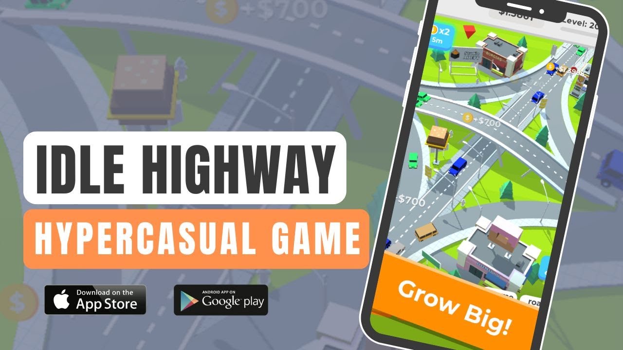 Idle Highway 🛣🚘🚦 Gameplay, Android, iOS, Mobile Games - YouTube