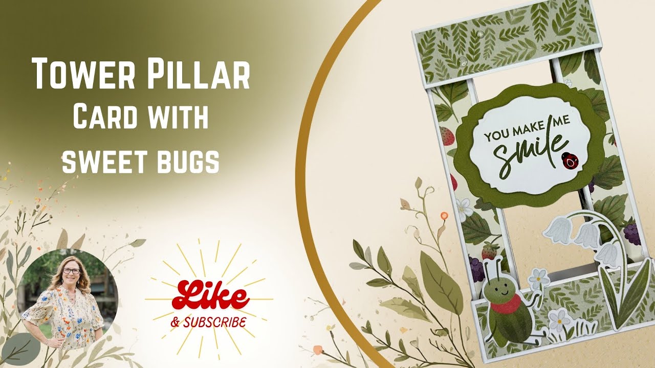 Tower Pillar Card with Sweet Bugs - YouTube