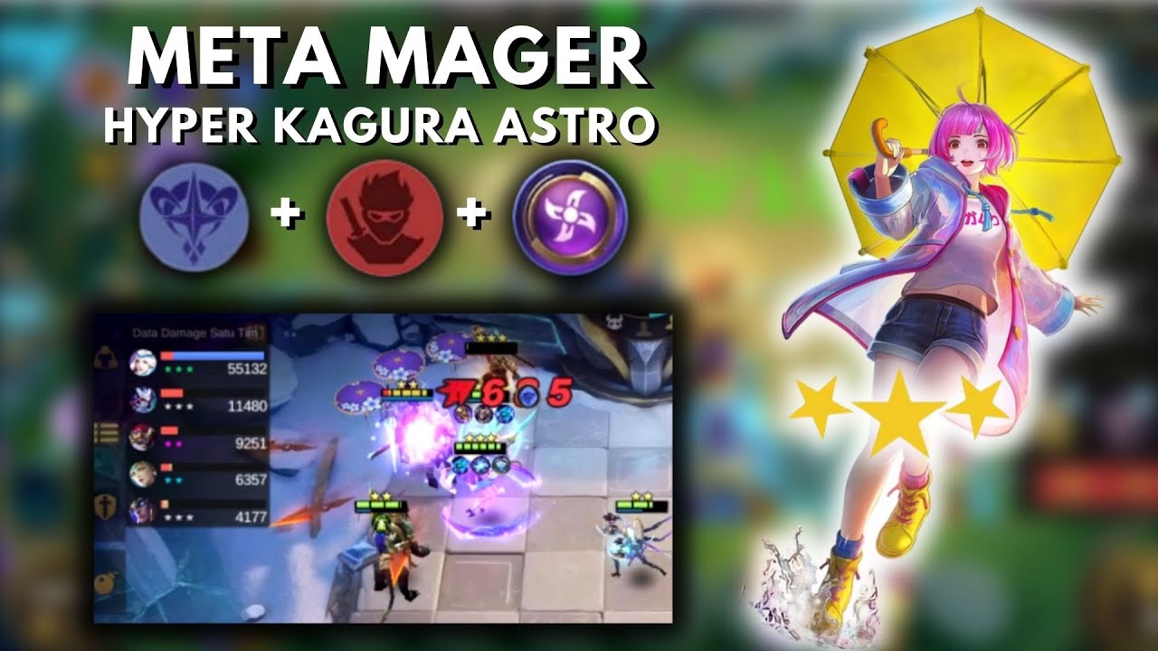 META MAGER!! HYPER KAGURA ASTRO + SCARLET SHADOW! SPAM 3 PAYUNG ...