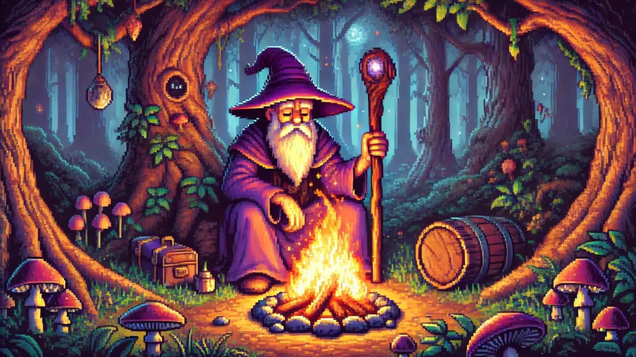 Rest with the Wise Wizard by the Fire - Magical Music Medieval RPG ...