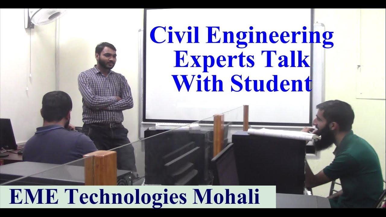 Civil Engineering Experts Talk With Student - EME Technologies - YouTube