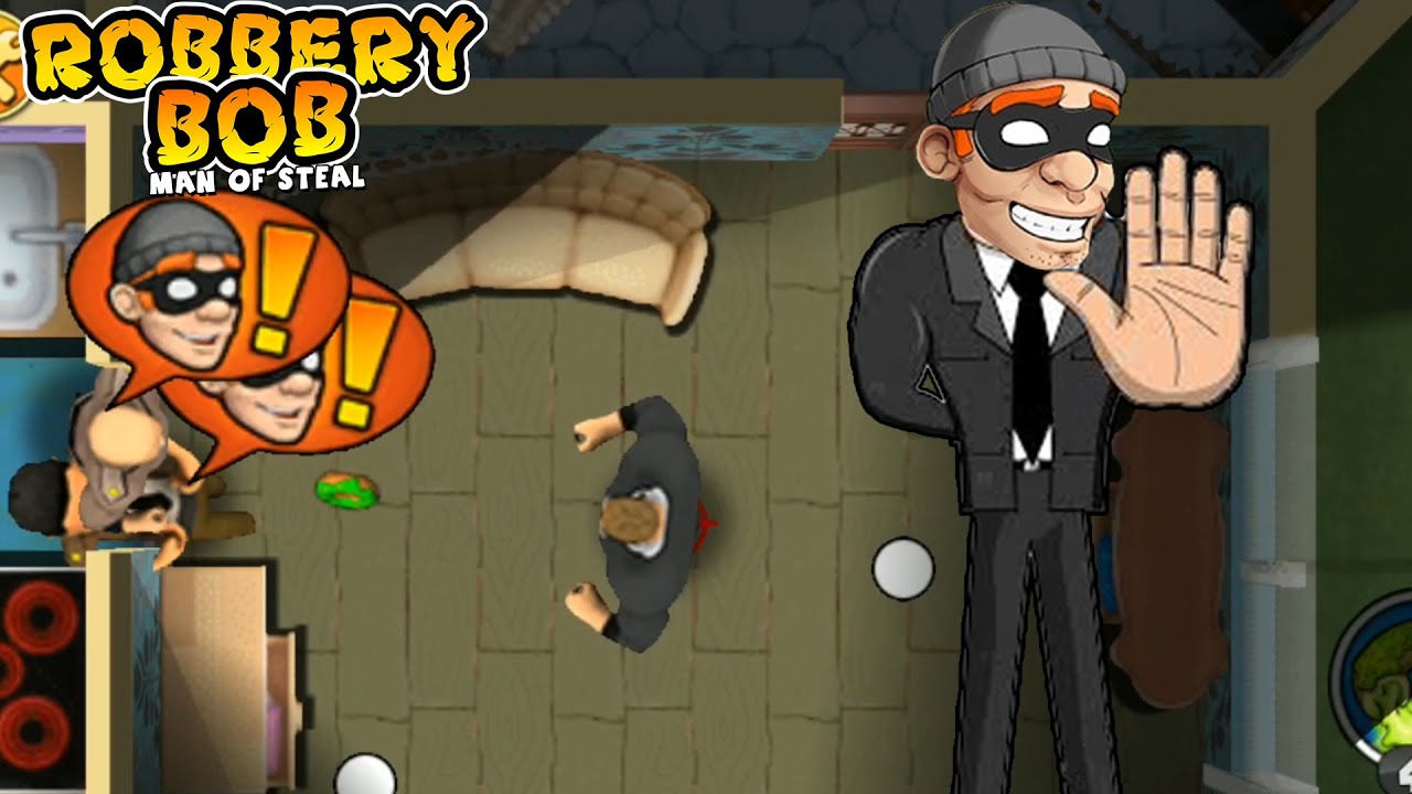 Robbery Bob 2 - Agent Costume gameplay using Toxic donut #14 - YouTube