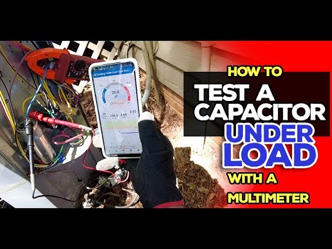 Testing HVAC Dual Capacitor Under Load with Redfish Multimeter ...