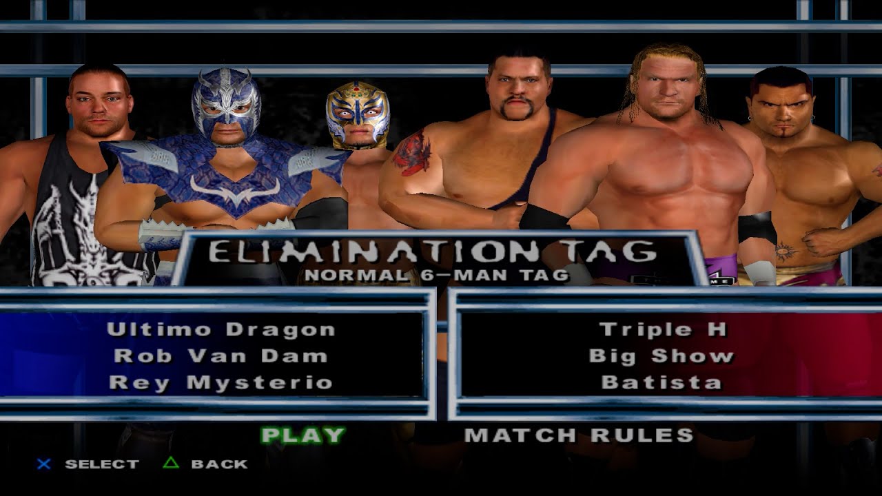 WWE SmackDown! Here Comes the Pain - ELIMINATION TAG - YouTube