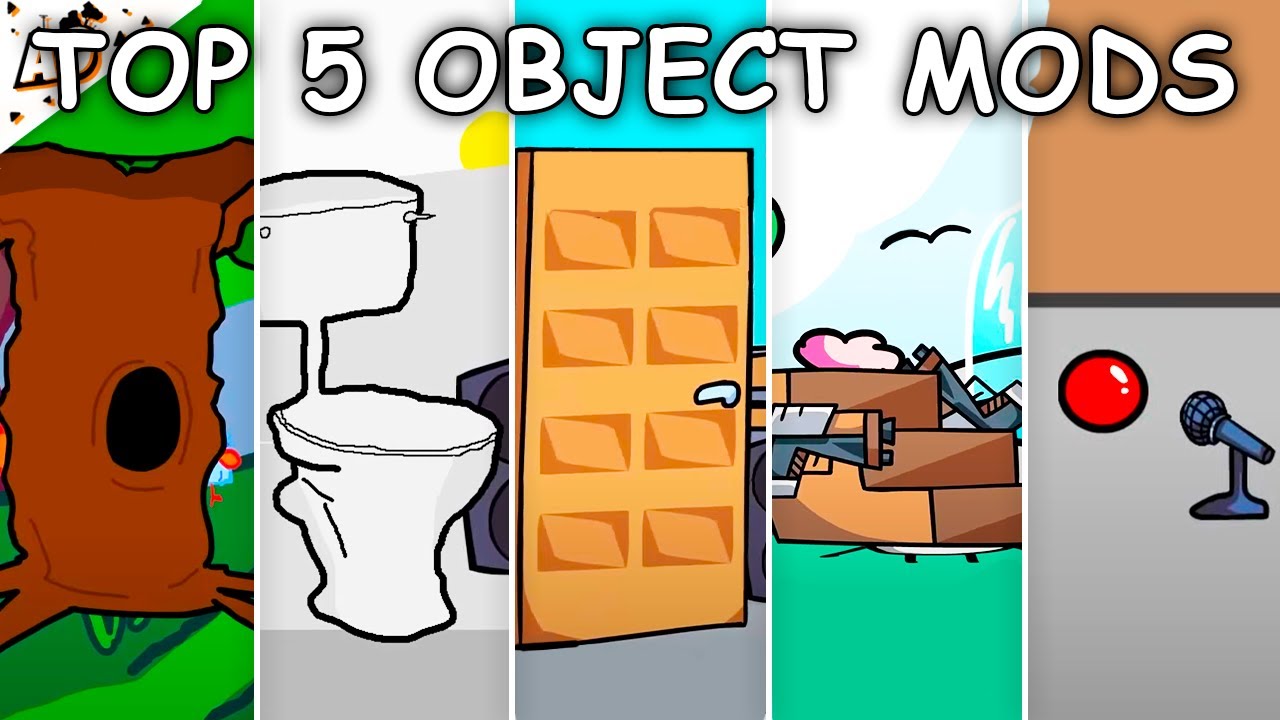 Top 5 Object Mods in Friday Night Funkin' - YouTube