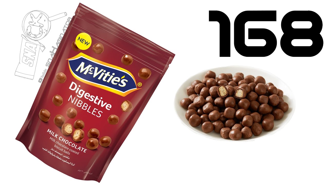 McVitie's Digestive Nibbles Biscuit with Milk Chocolate (120g) 🟤🍪🇬🇧 ...