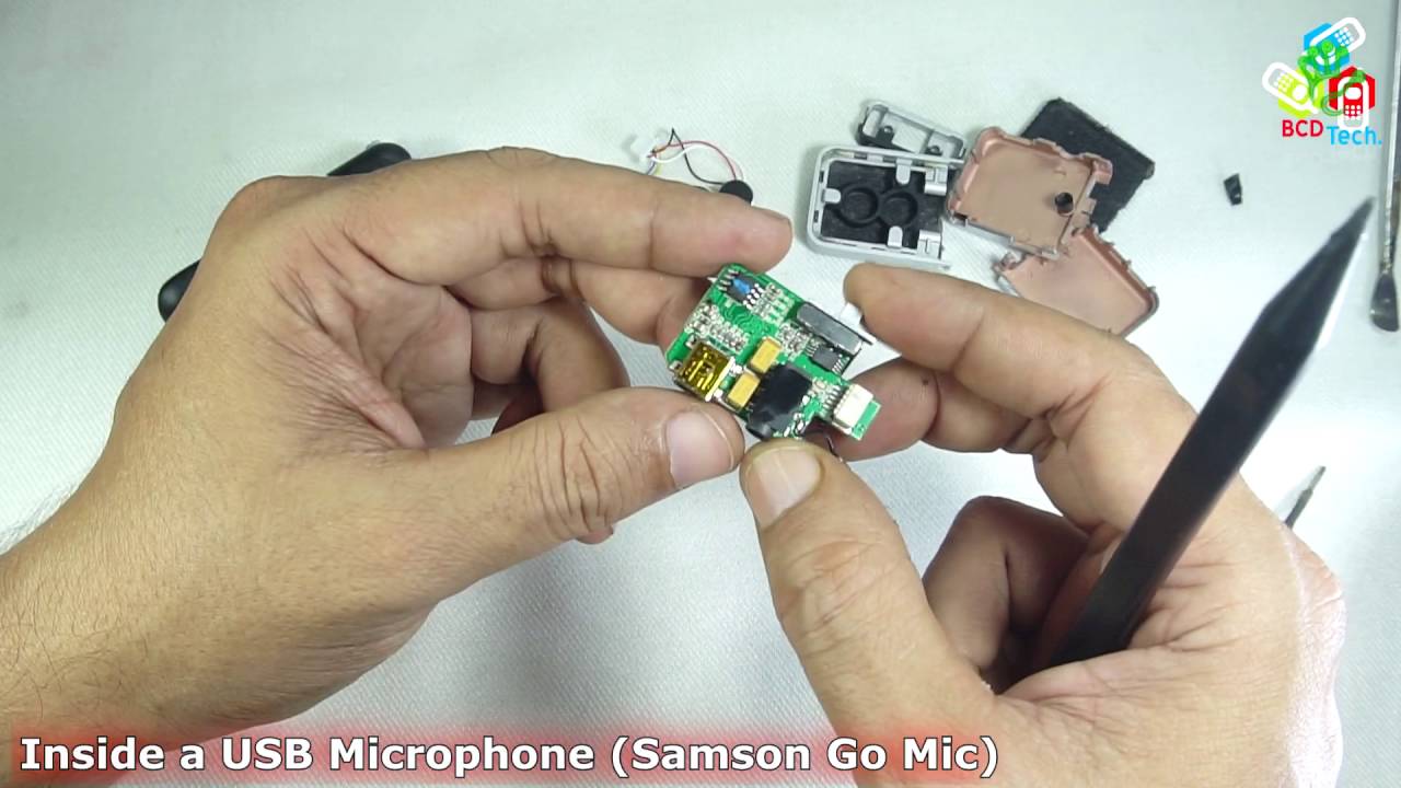 What Inside USB Microphone: Samson Go Mic Tear Down... - YouTube