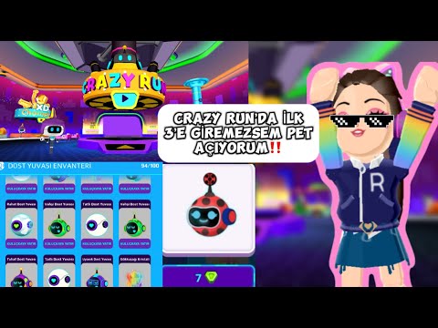 PKXD CRAZY RUN’DA İLK 3’E GİREMEZSEM PET AÇIYORUM‼️YUMURTALARDAN NELER ÇIKTI?❤️ ELACA PKXD