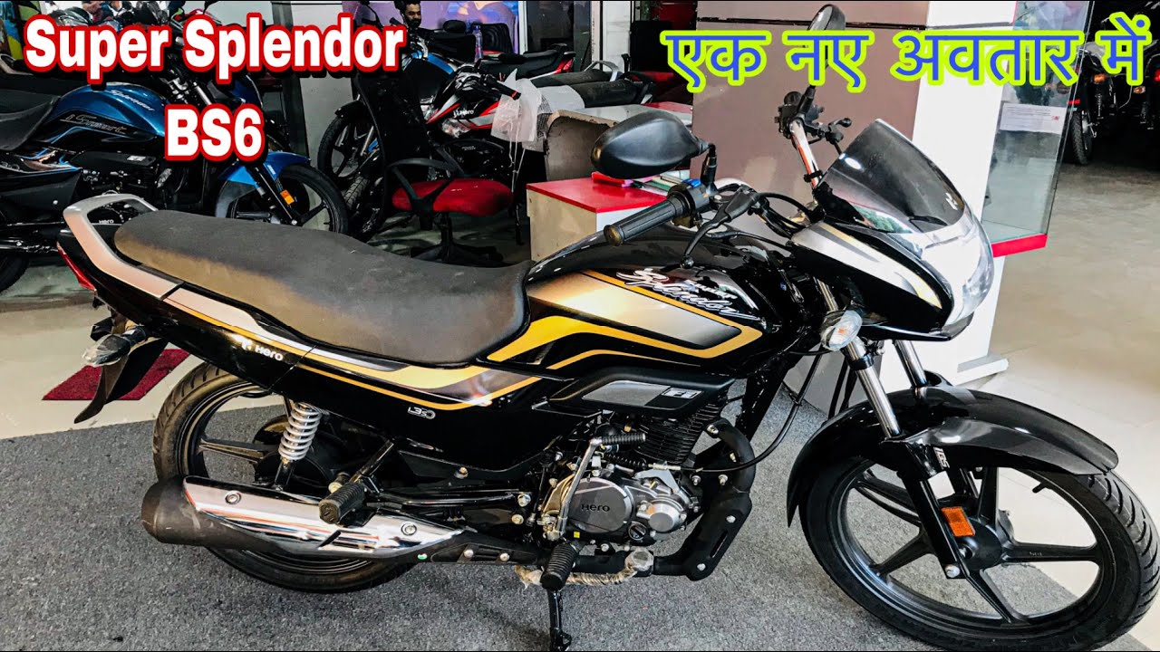 2020 Hero Super Splendor BS6 With FI Engine Complete Review | Hindi ...
