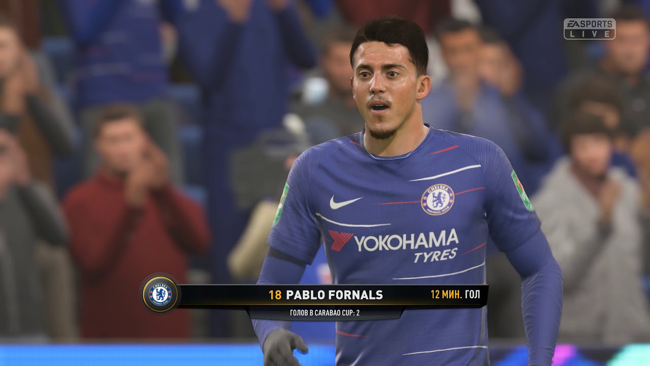 FIFA 19 Chelsea-Manchester City Carabao Cup 1/2 1 match season 3 - YouTube
