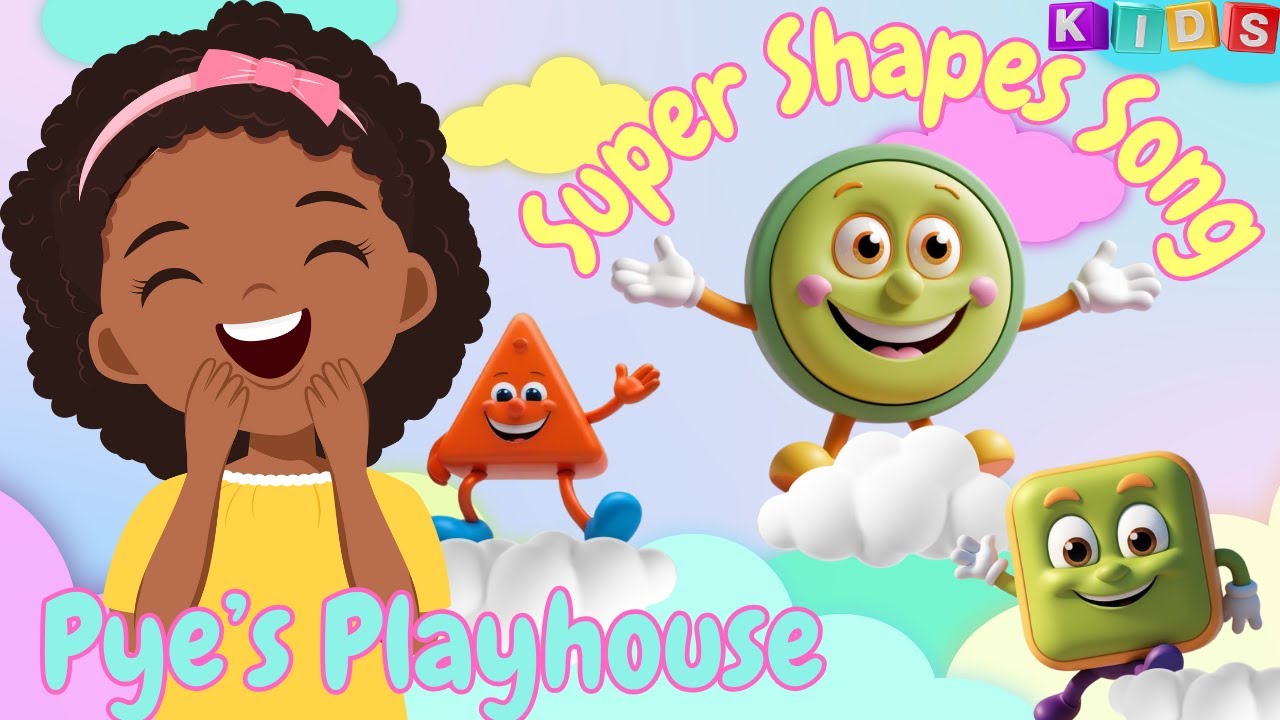The Super Shapes Song | Nursery Rhymes | Kids Song | Shapes Song - YouTube