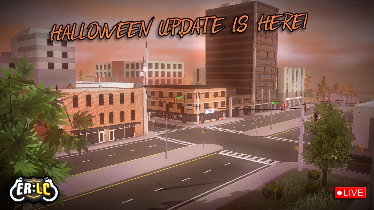 🔴HALLOWEEN UPDATE IS FINALLY HERE! | FALL MAP! | ER:LC ROBLOX ...