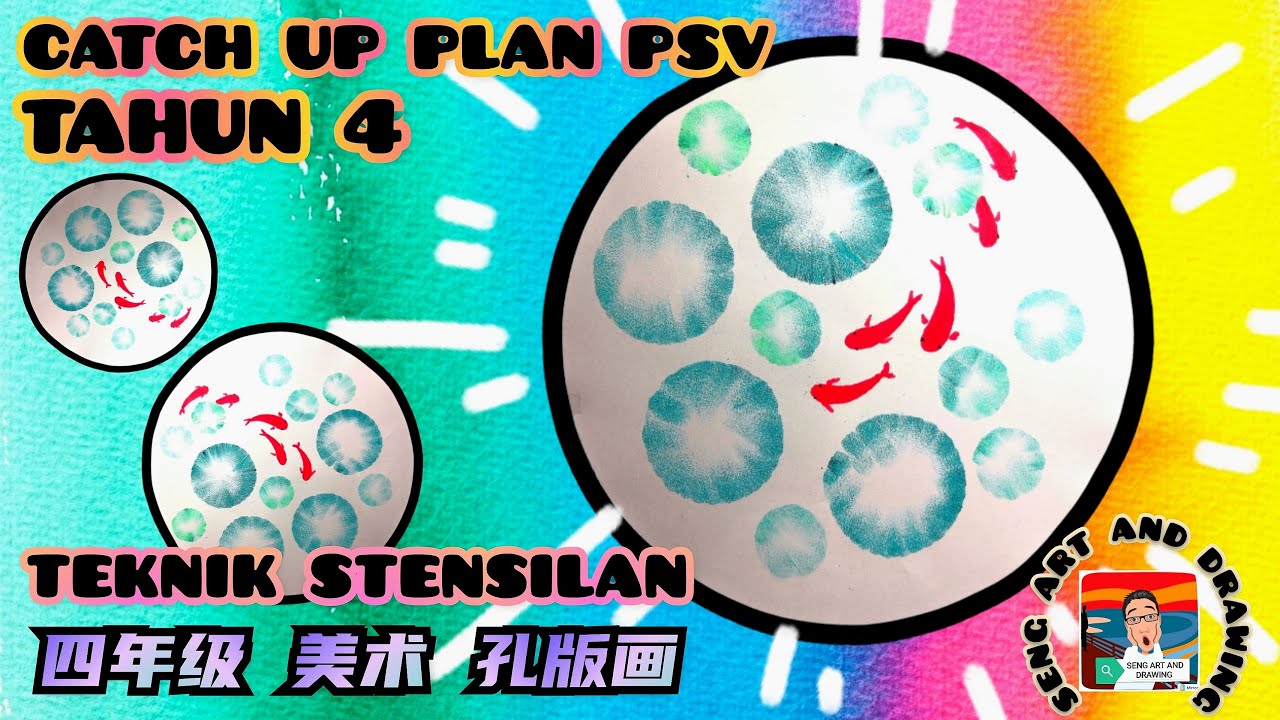 CATCH UP PLAN PSV TAHUN 4 (3) TEKNIK STENSILAN 🌟 四年级美术 孔版画 🌟 creative ...