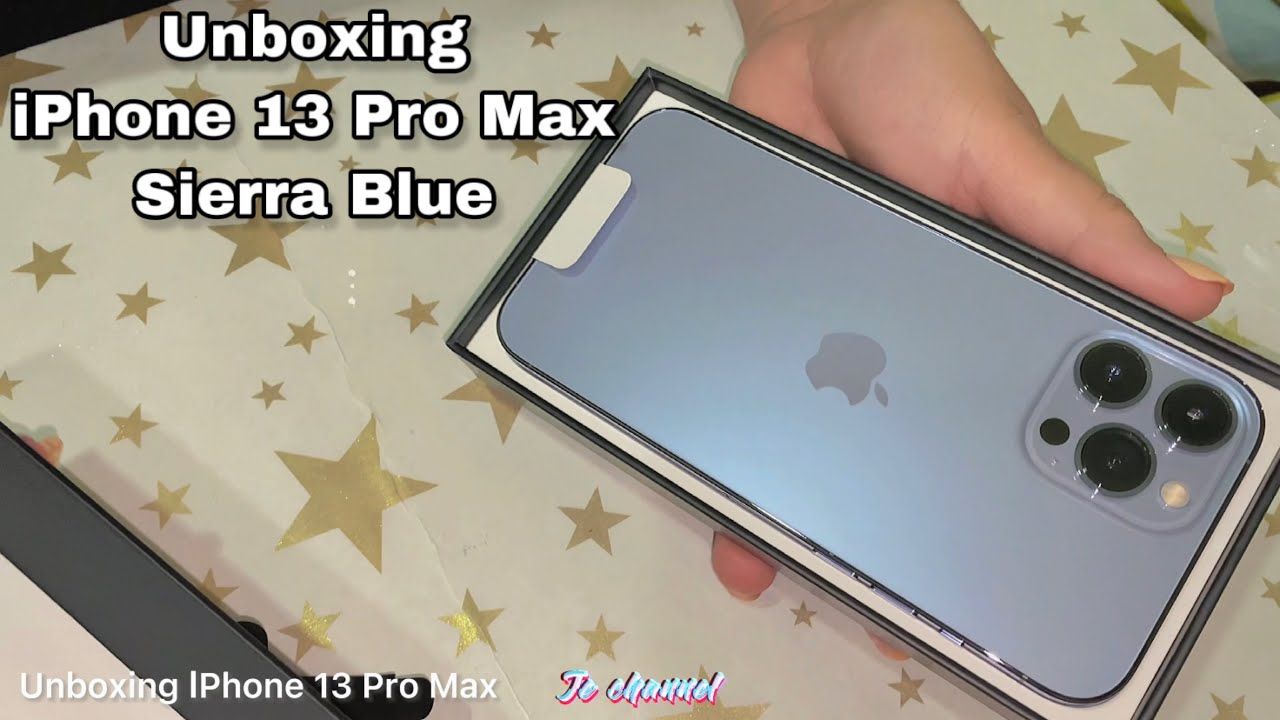 Unboxing IPhone 13 Pro Max Sierra Blue | 开箱 IPhone 13 Pro Max 远峰蓝色 ...