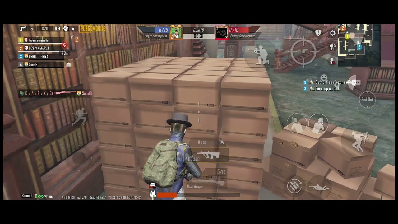 PUBG MOBILE GUN GAME ARENA LIBRARY GAMEPLAY - YouTube