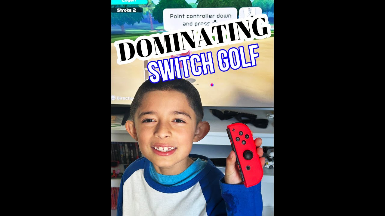 8-Year-Old Prodigy Dominates Golf on Nintendo Switch - YouTube