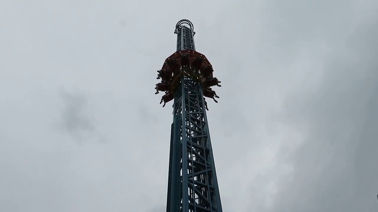 Larson & ARM Rides Super Shot Freefall Hair Raiser Luna Park Sydney ...