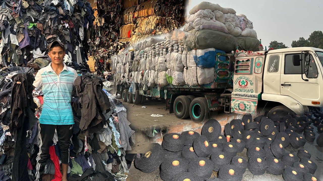 Amazing Recycling of Waste Garments Into Yarn Manufacturing | Used ...