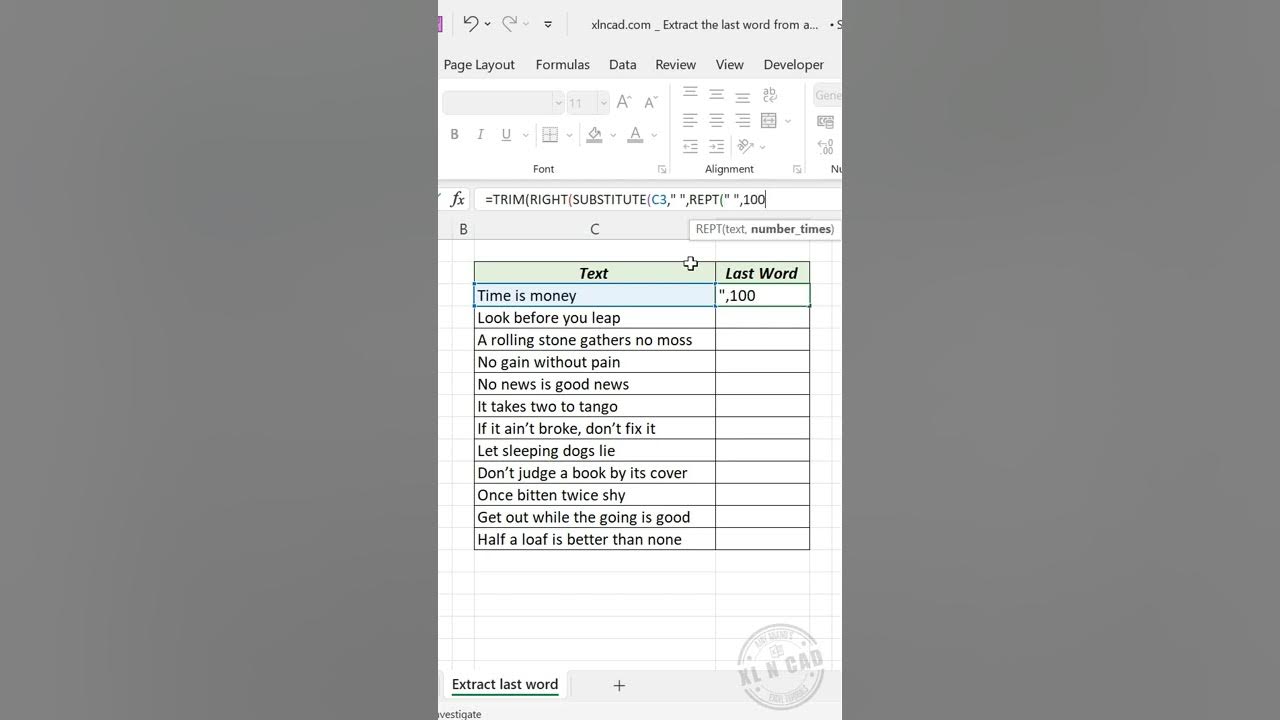 Excel Formula To Extract The Last Word From A Cell YouTube excel-formula-to-extract-the-last-word-from-a-cell-youtube