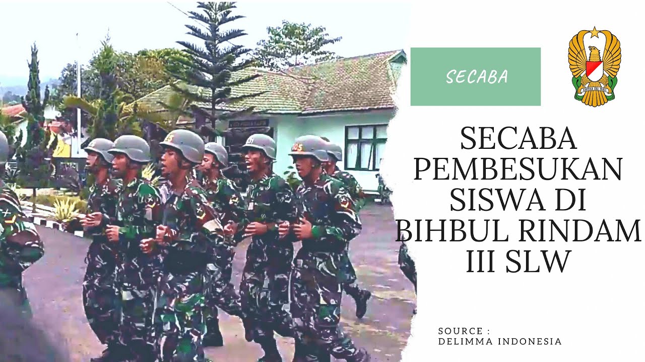 PERSIAPAN PEMBESUKAN SECABA RINDAM III SILIWANGI - YouTube