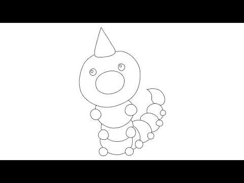 Cómo Dibujar Weedle Pokemon Paso a Paso - YouTube