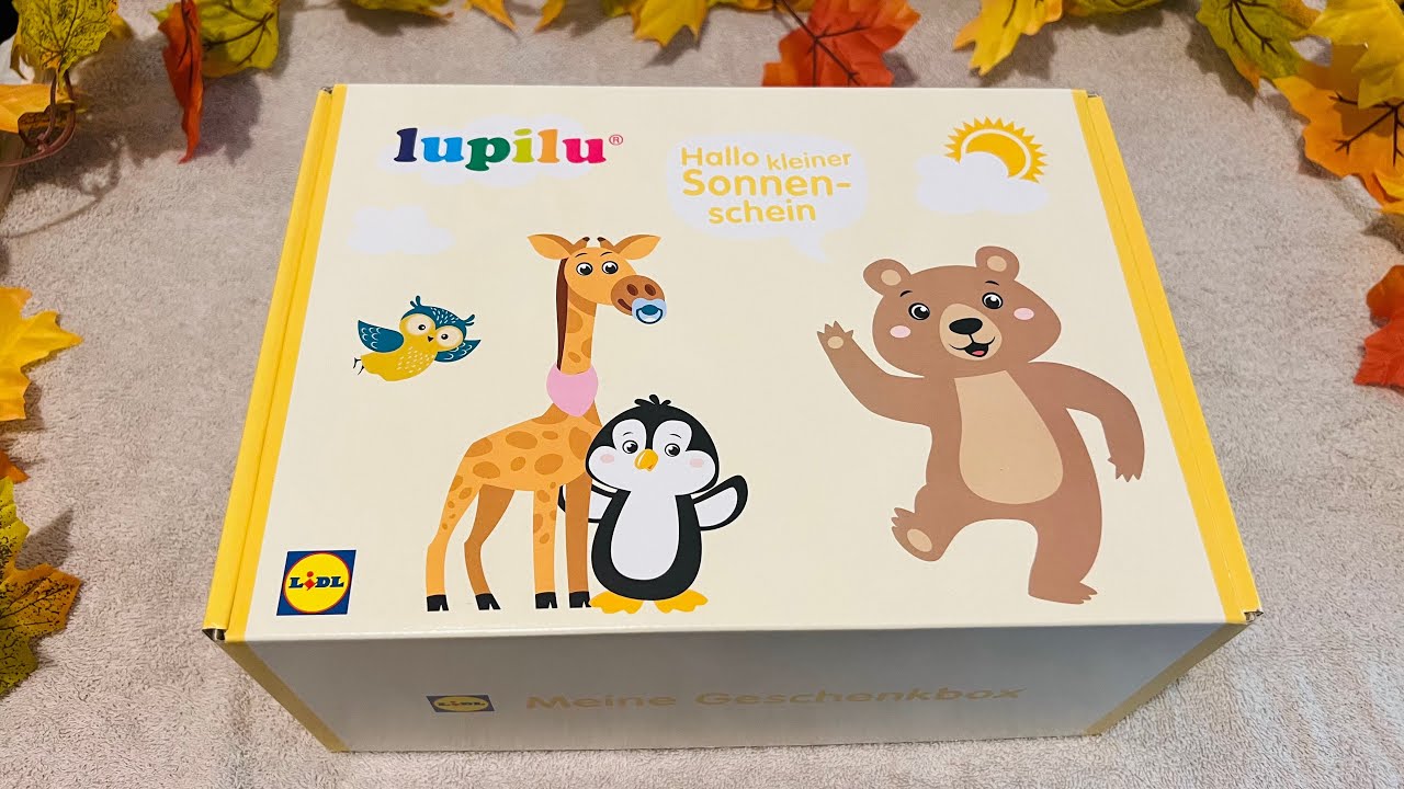 Unboxing free baby gift box from Lidl, Germany || Geschenk von Lidl ...