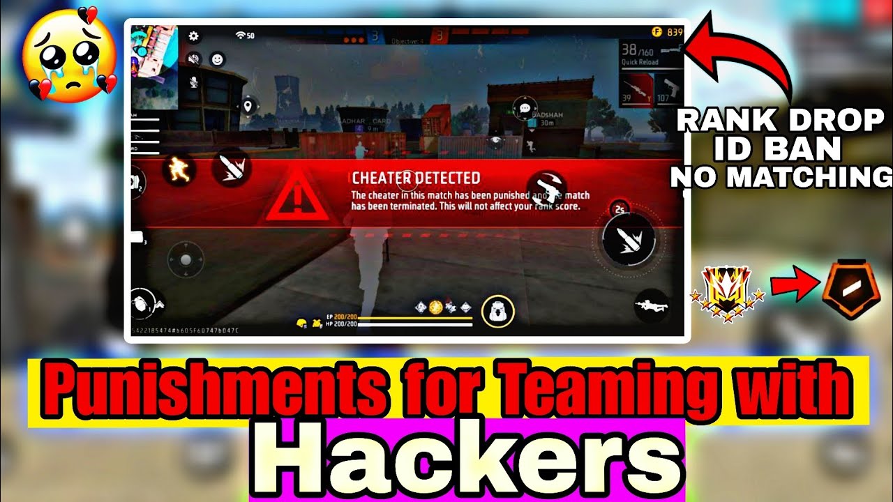 DON'T PLAY WITH HACKERS YOUR ID BAN 🚫 - YouTube