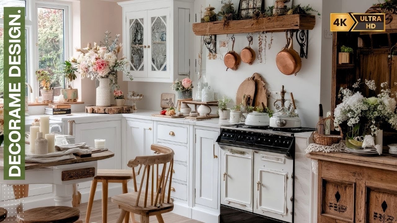Romantic Rustic Cottage Kitchen Ideas: Shabby Chic Meets English ...
