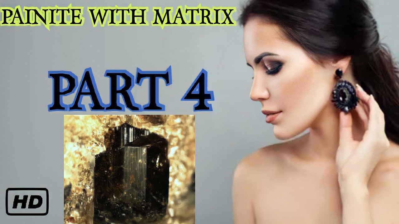 PART 4 PAINITE IN MATRIX MARBLE #13 #painite #gemstone #mineral # ...