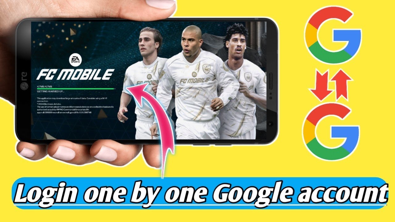 How to login Google account one by one in FA SPOTS FC Mobile 2024 - YouTube