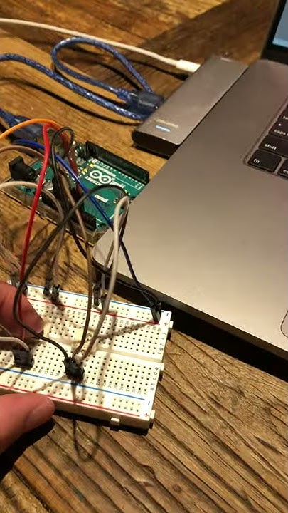 Accurate VR Glove proof of concept - Interfacing Unity and Arduino - YouTube