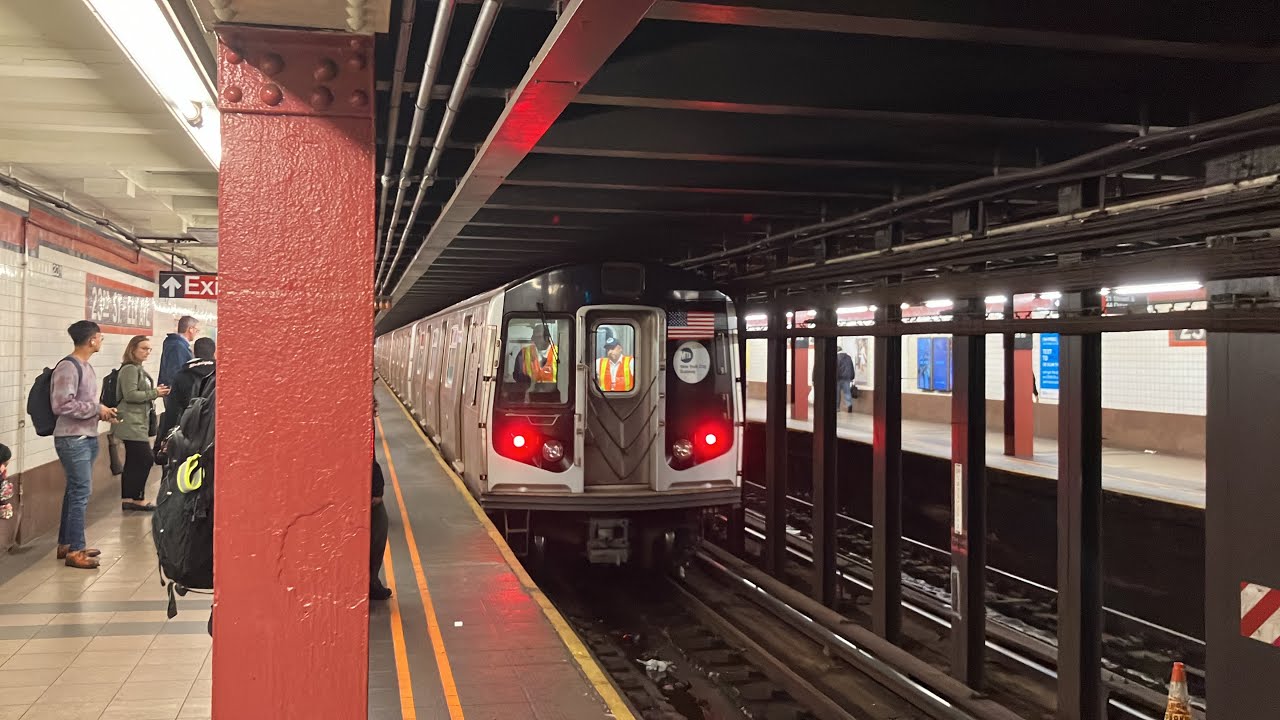 MTA NYCT: R160s with Mechanical Problems deadheading along the Queens ...