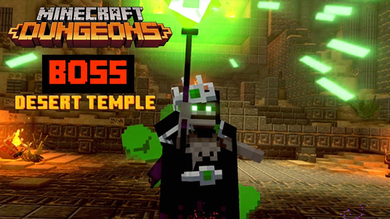 Minecraft Dungeons: Nameless One Boss Dessert Temple - YouTube