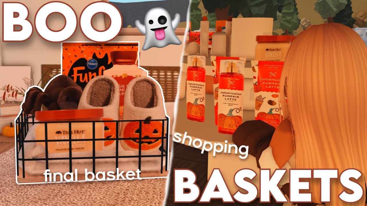 👻Making BOO BASKETS FOR ME AND MY FRIENDS For Fall | Voice Bloxburg ...