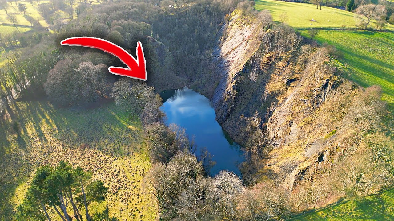 Fishing an old ABANDONED Quarry... Then something CRAZY happened! 😯 ...