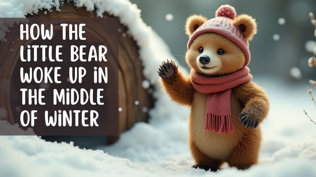 The Little Bear Who Woke Up in Winter | Cozy Animal Story for Kids ...