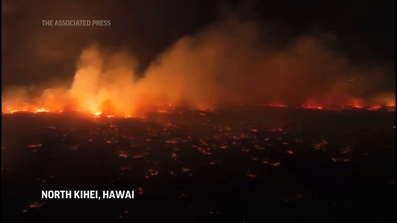 Incendios en Hawai destruyen viviendas y obligan a evacuar - YouTube