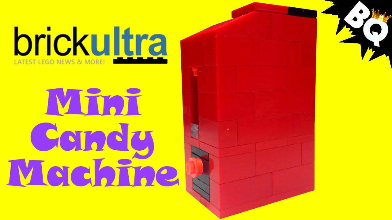 BrickUltra Mini Candy Machine Custom LEGO Review - BrickQueen - YouTube