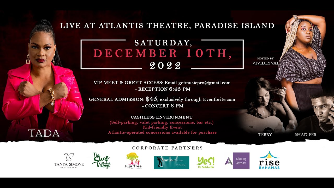 TADA Live at Atlantis Theatre - Saturday December 10, 2022 promo - YouTube