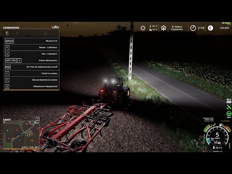 live fs 19 map a travers la france - YouTube