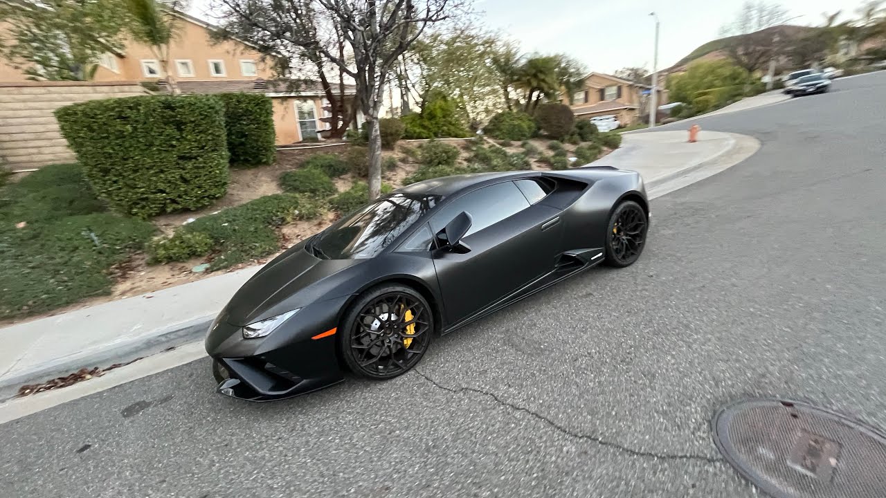 Driving Lamborghini in Miami - YouTube