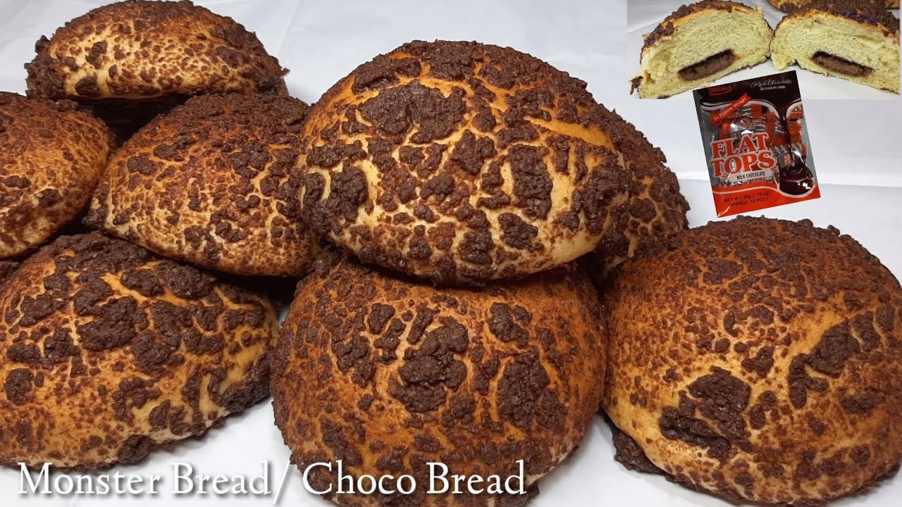 CHOCO BREAD/CHOCOLATE STREUSSEL BREAD/MONSTER BREAD RECIPE/ FILIPINO ...