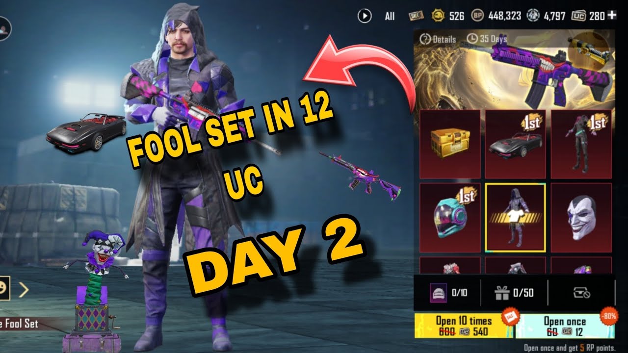 Fool Set Crate Opening in 12 Uc 🤔 Day 2 - YouTube