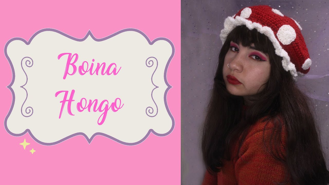 Tutorial crochet | Boina diseño hongo - YouTube