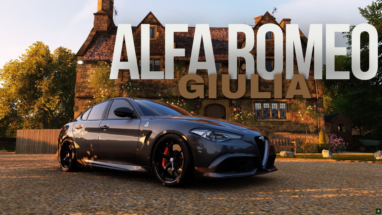 The Italian Stallion Joins the Stable: Alfa Romeo Giulia in Forza Horizon 4 - YouTube