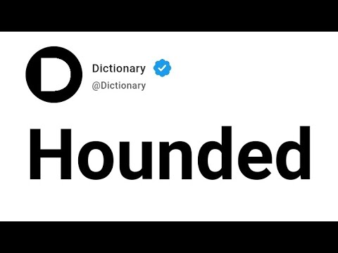 Hounded Meaning In English - YouTube